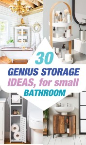 30 Clever Bathroom Storage Hacks For Small Spaces Blissful Vines
