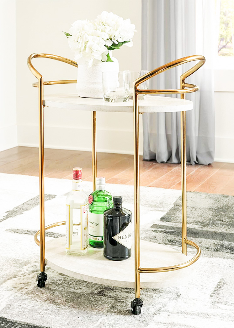 30 Cool Bar Carts under $200 to level up Your Apartment – Blissful Vines